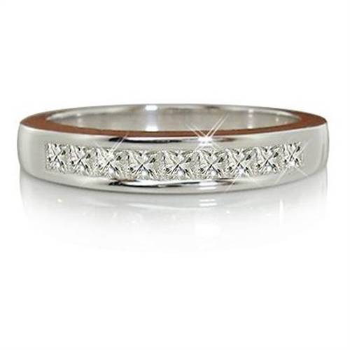 1.00ct VS2 G Princess Diamond Eternity Ring Diamond Heaven